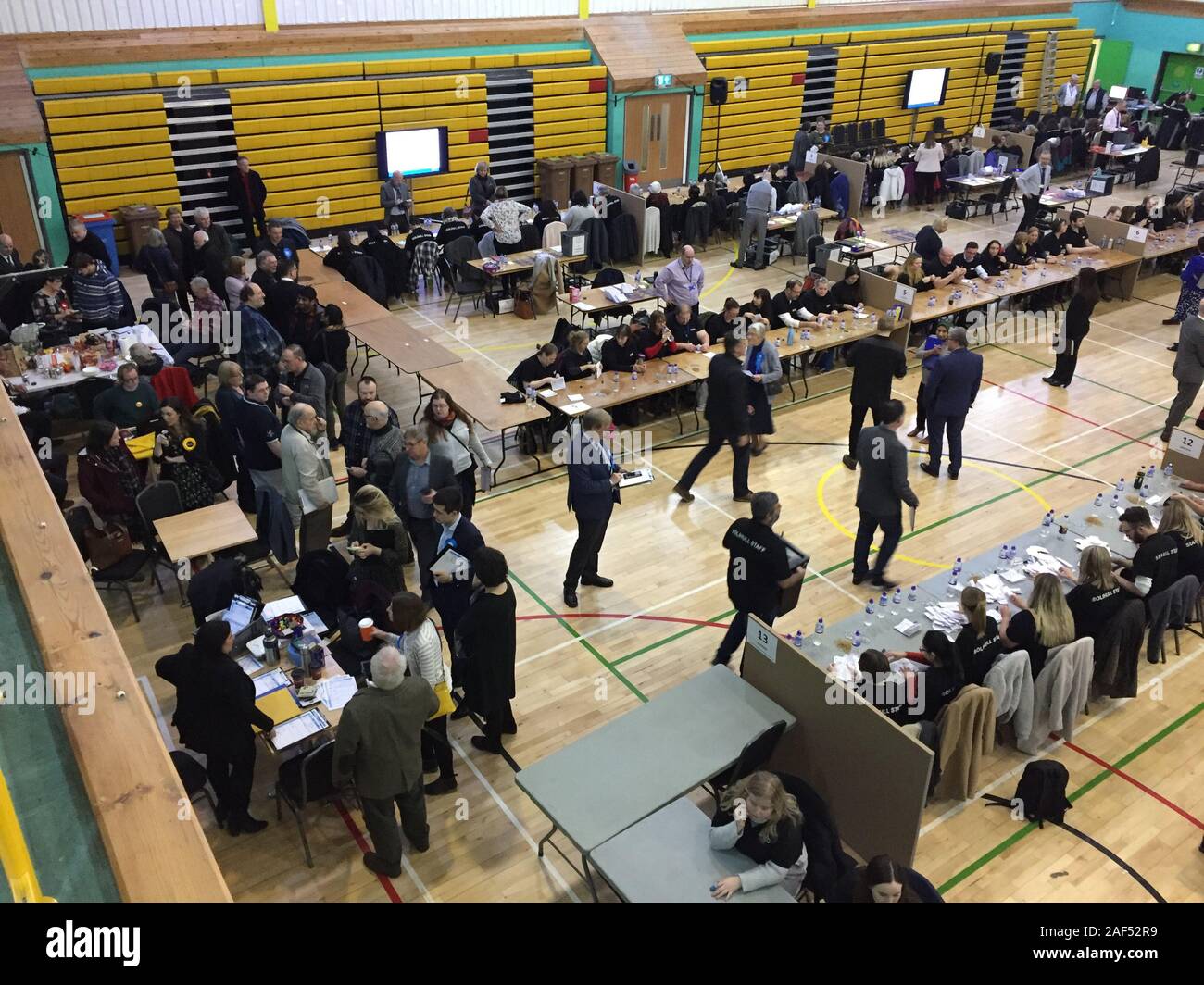 Counting begins in the Meriden and Solihull constituencies in West ...