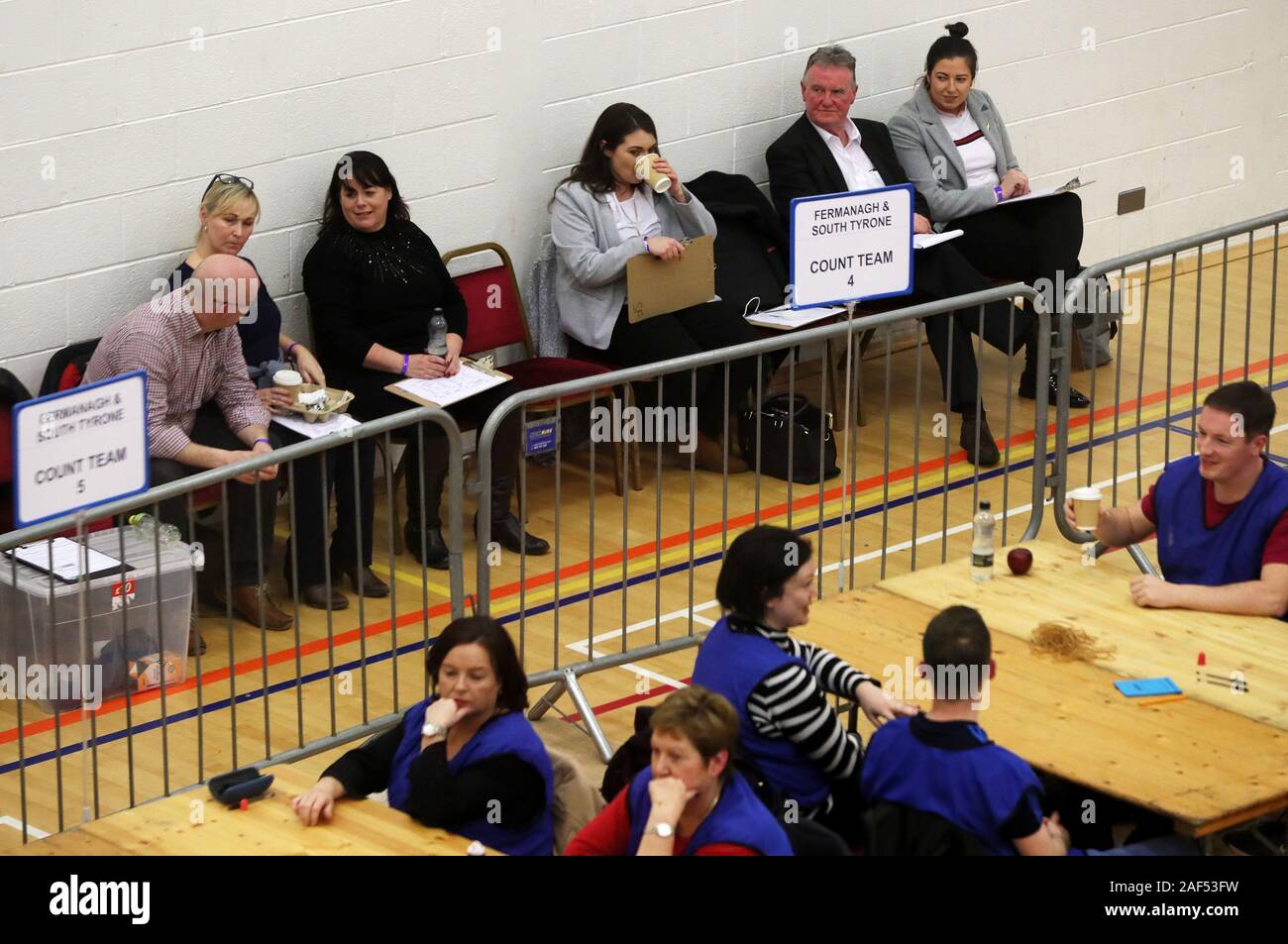 Sinn Fein candidate for Fermanagh/South Tyrone Michelle Gildernew (top ...