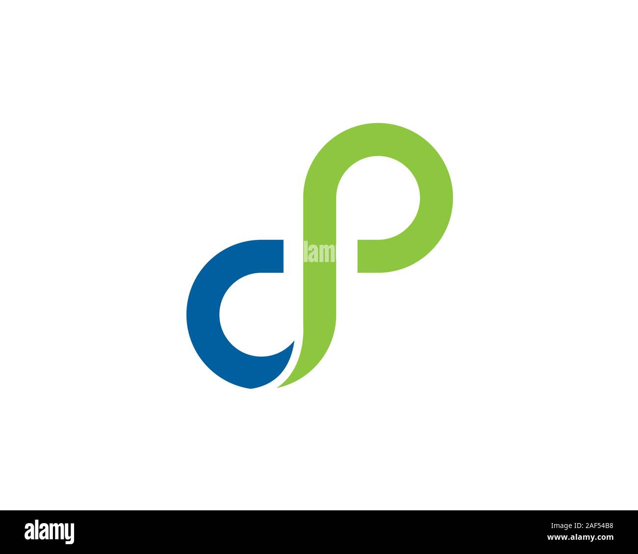 Infinity symbol green Stock Vector Images - Alamy