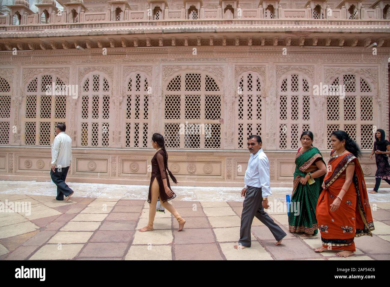 SHEGAON, MAHARASHTRA, INDIA, 10 JULY 2017 : Unidentified people visit ...