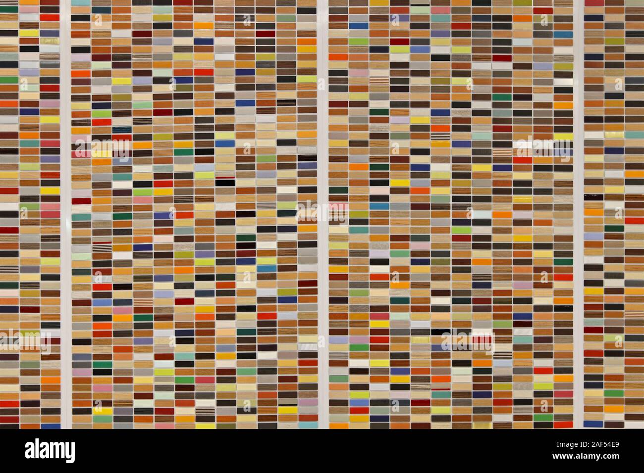 Mosaic tiles background with colorful rectangles pattern Stock Photo ...