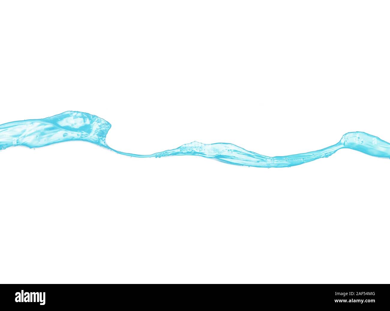 clear water wave isolated on white background Stock Photo - Alamy