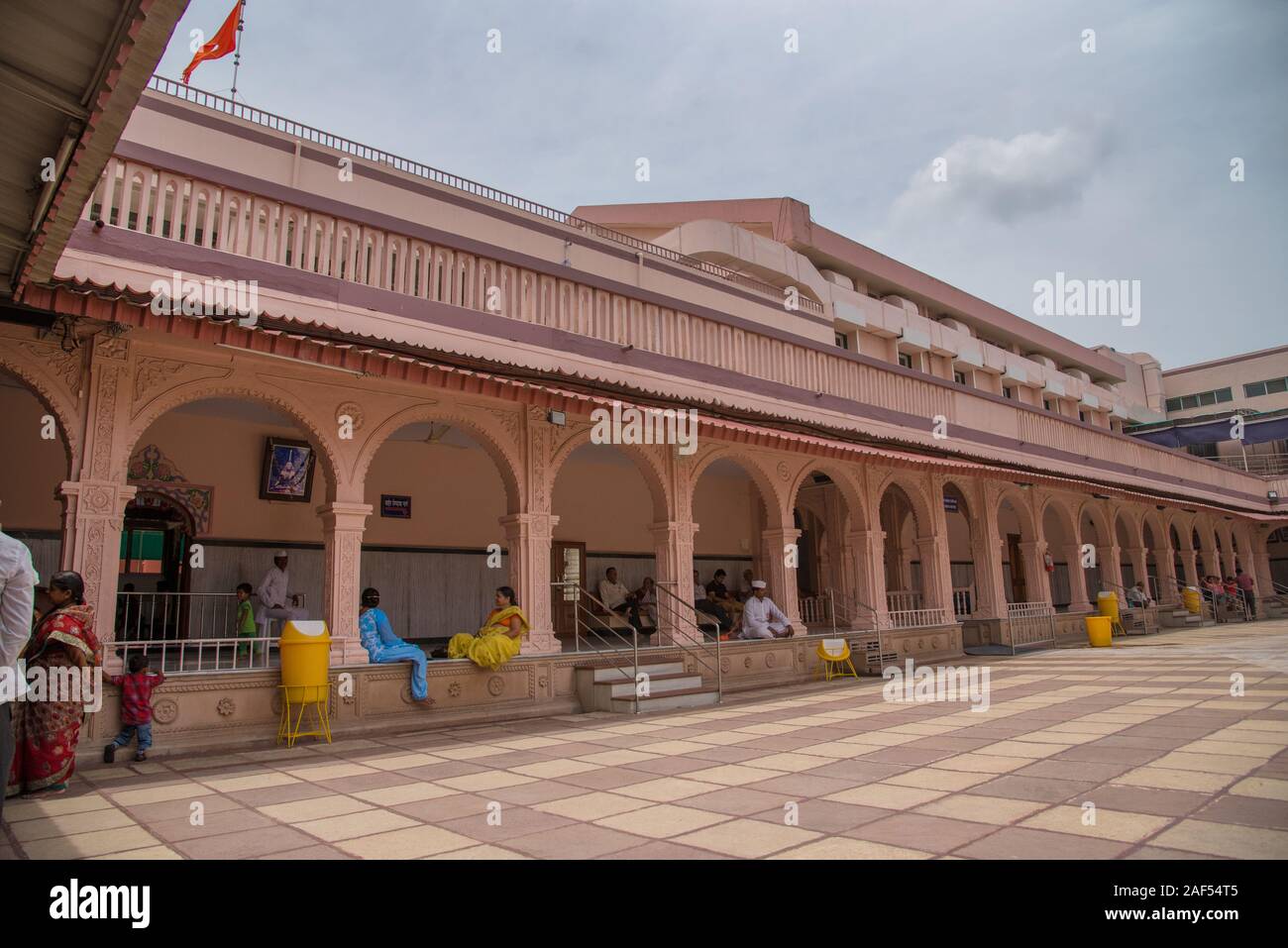 SHEGAON, MAHARASHTRA, INDIA, 10 JULY 2017 : Unidentified people visit ...