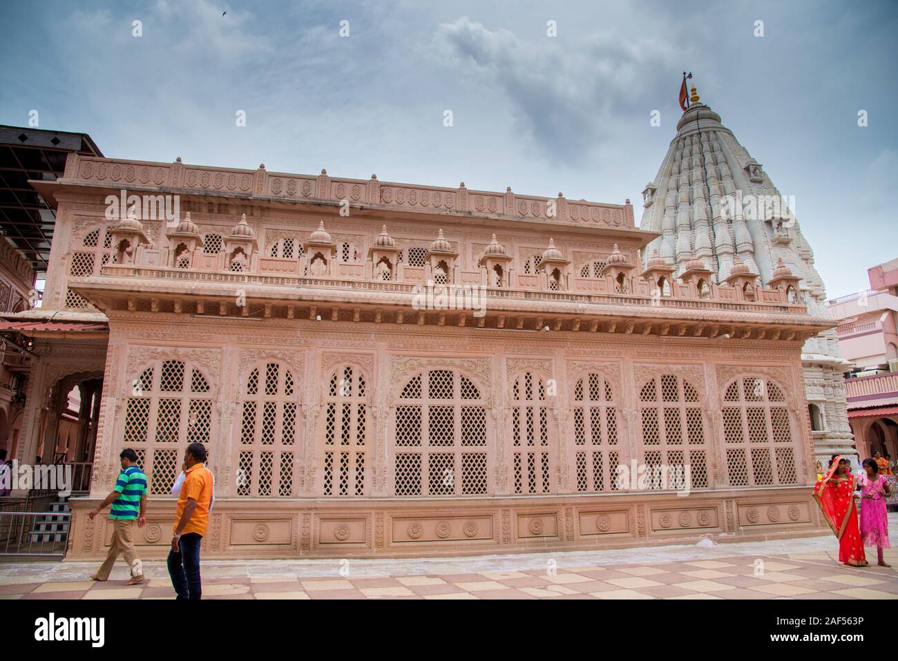 SHEGAON, MAHARASHTRA, INDIA, 10 JULY 2017 : Unidentified people visit ...