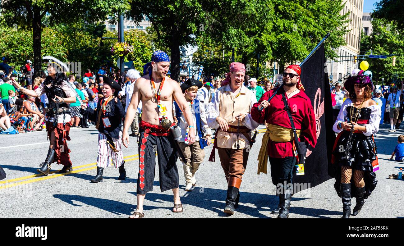 Pirates on Parade Stock Photo - Alamy