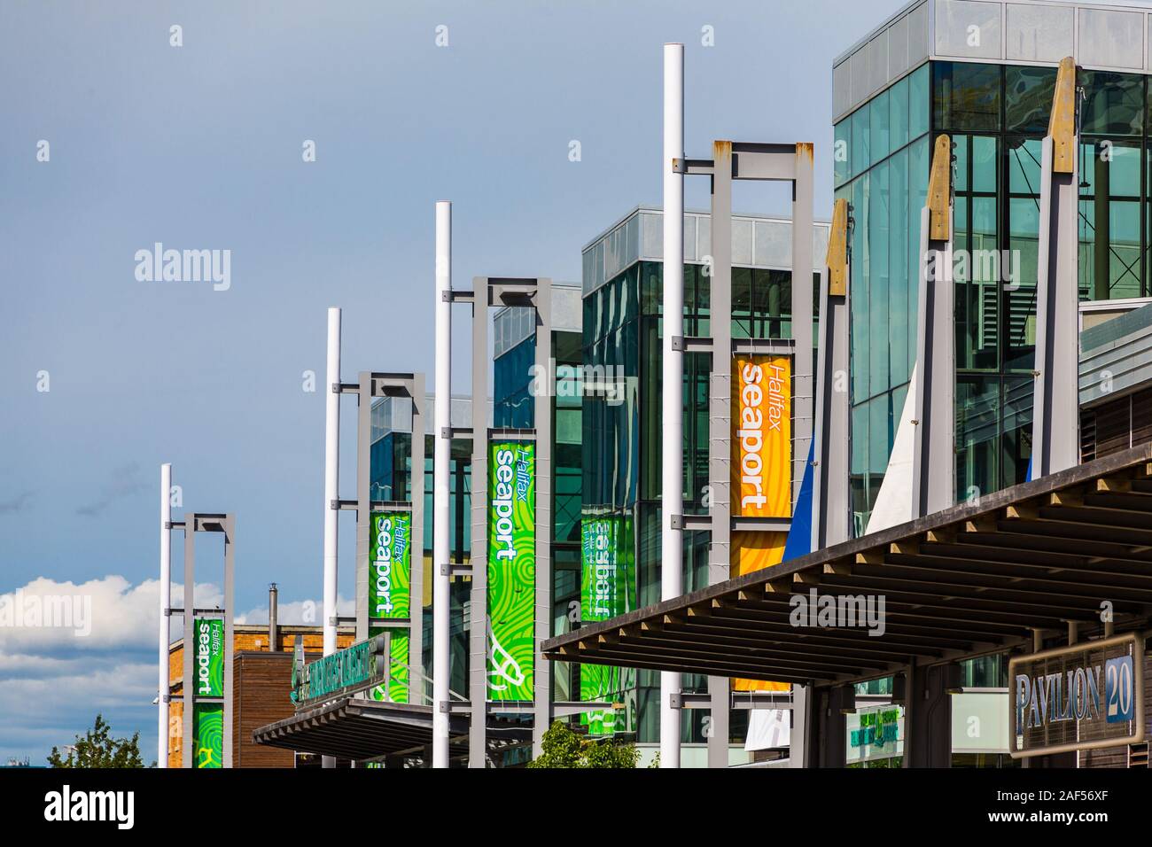 Signs at the Seaport Stock Photo - Alamy