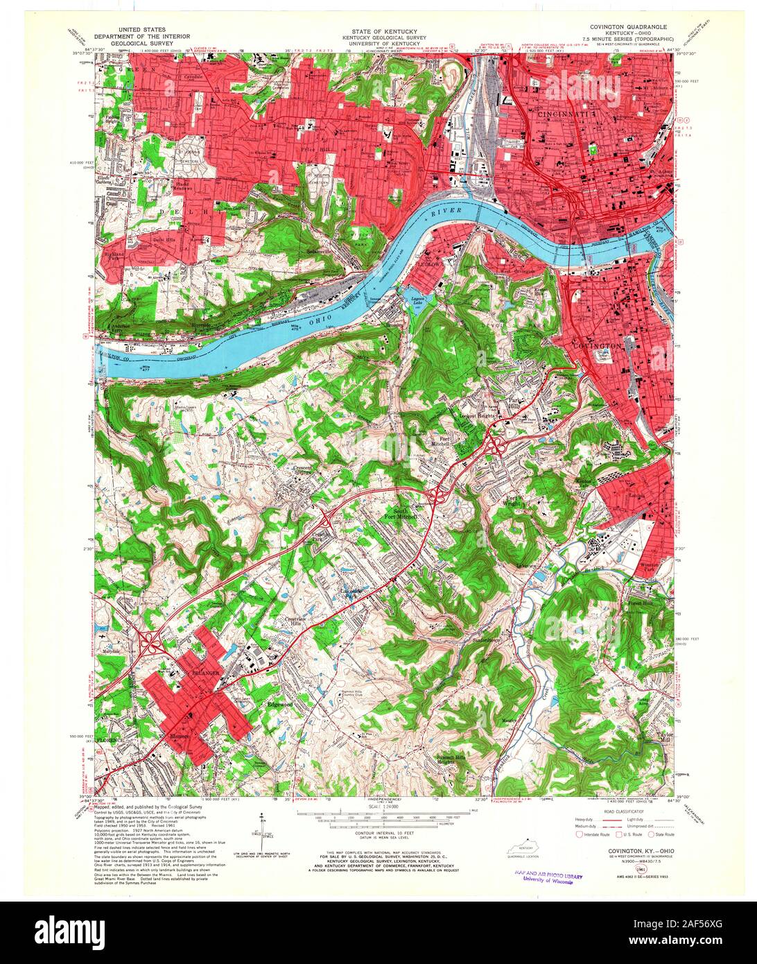 Covington ohio map hi-res stock photography and images - Alamy