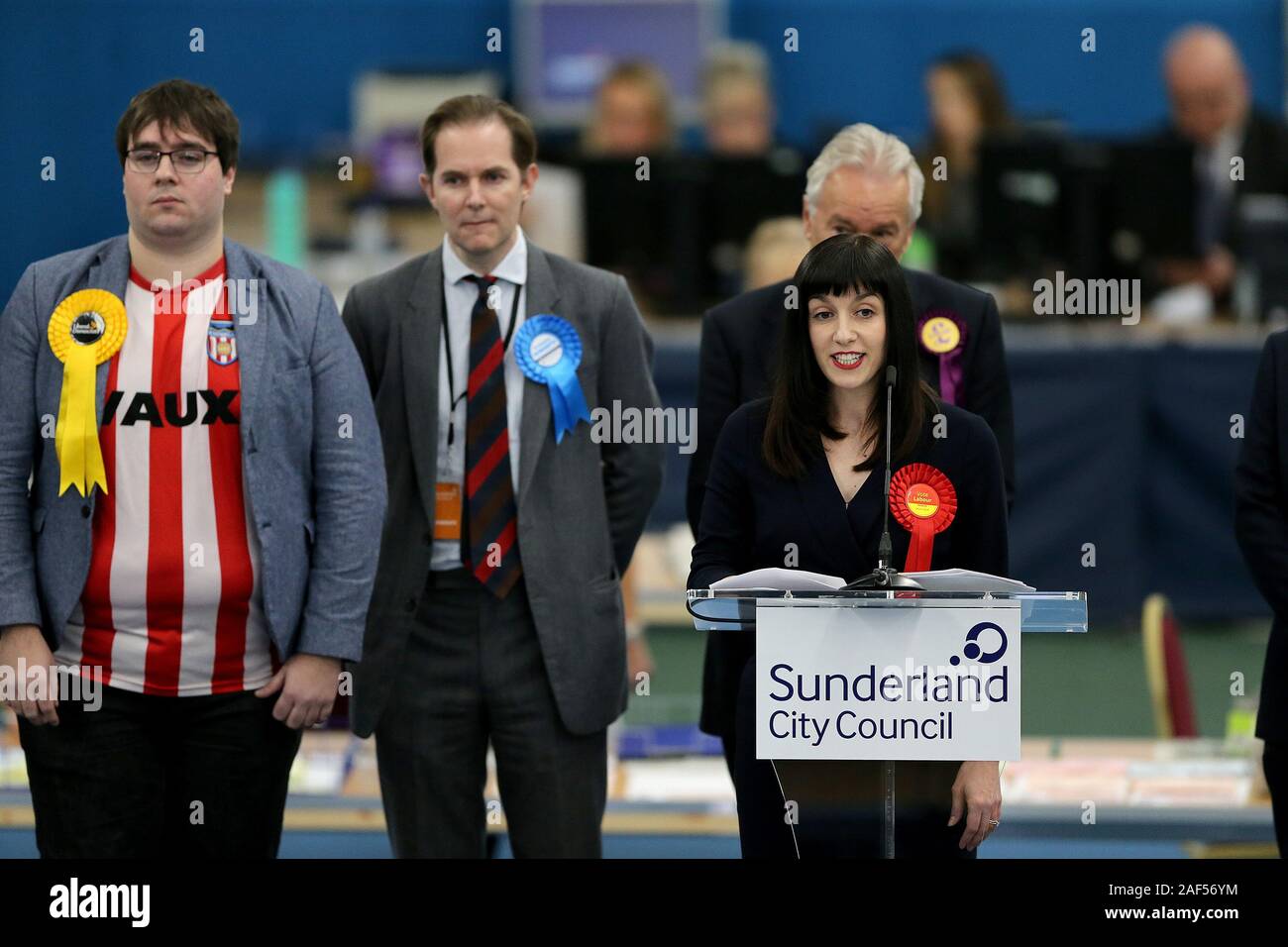 Labour Party Candidate Bridget Maeve Phillipson speaks after gaining ...