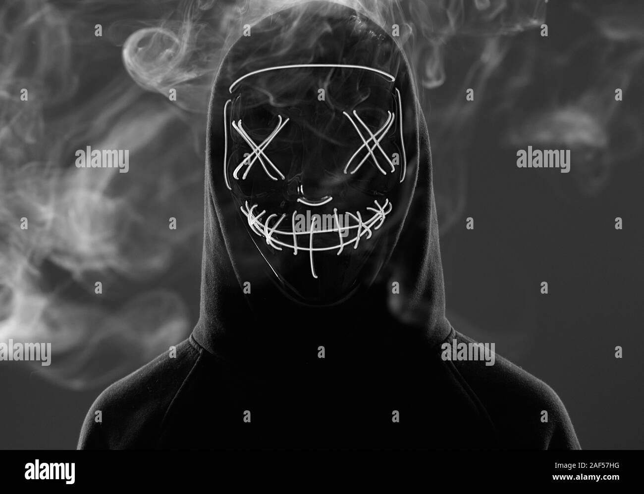 Anonymous Mask Smoking