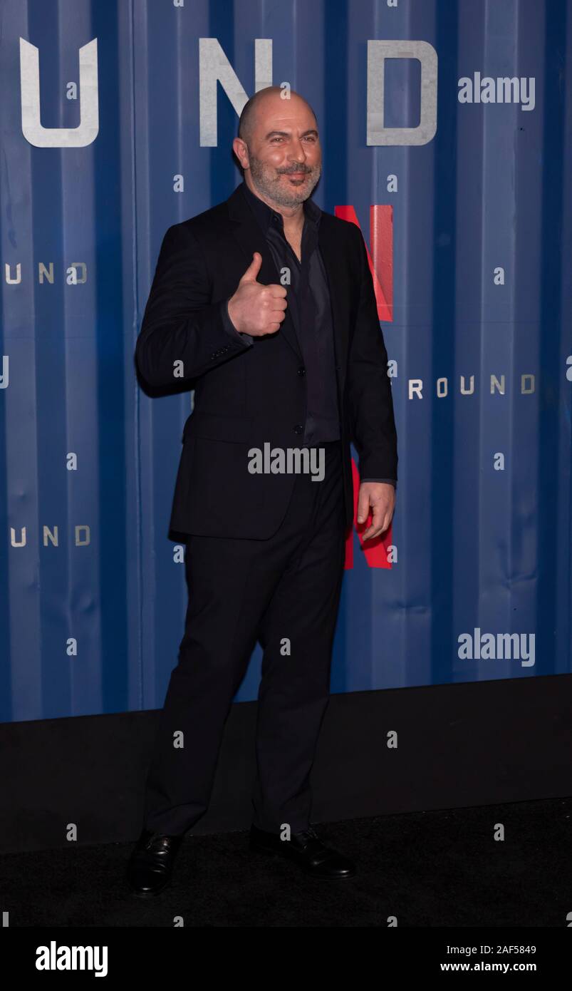 New York, NY, USA - December 10, 2019: Lior Raz attends Netflix's "6 ...