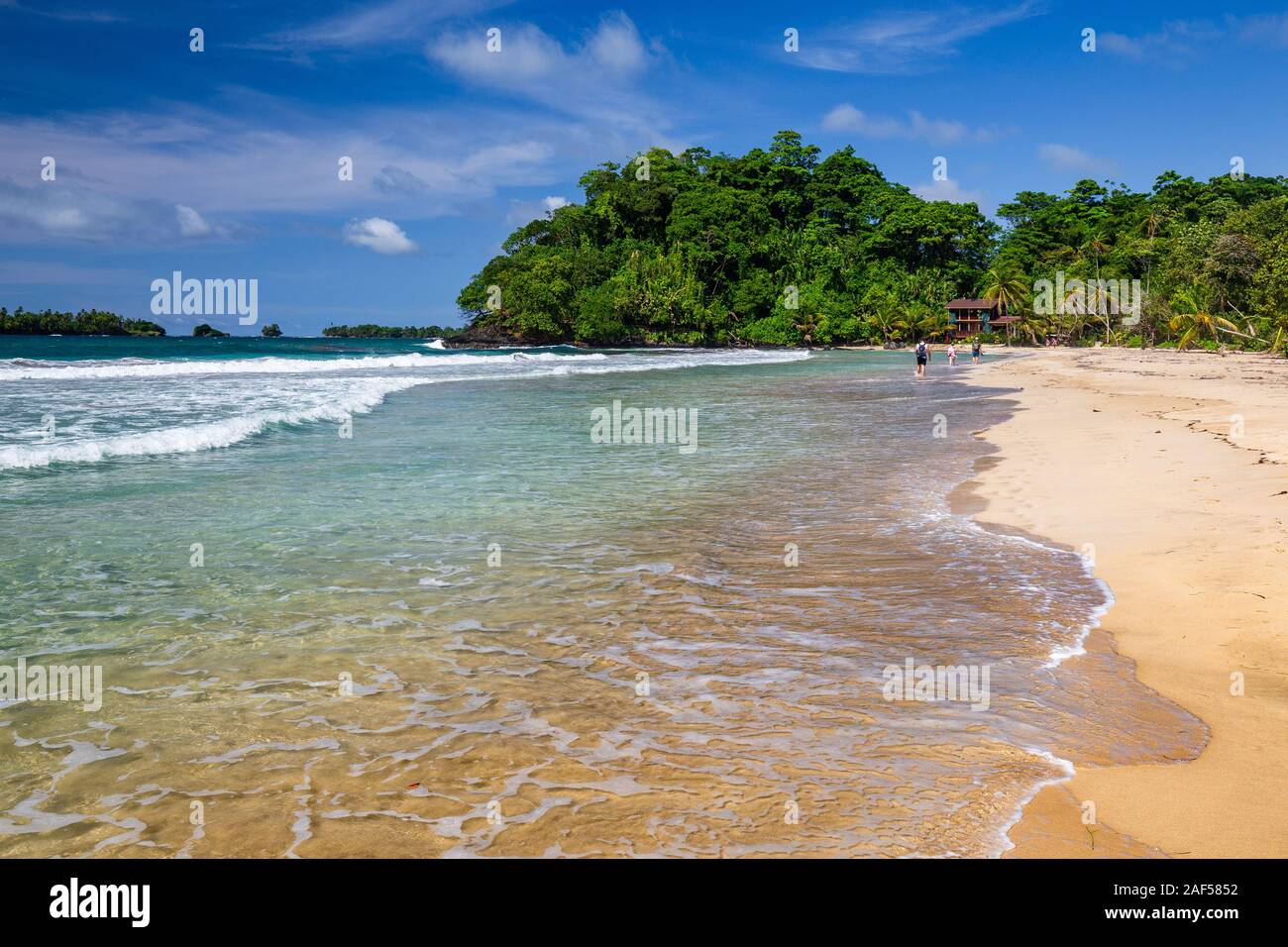 The beautiful Red Frog Beach, Bocas del Toro, Panama Stock Photo - Alamy