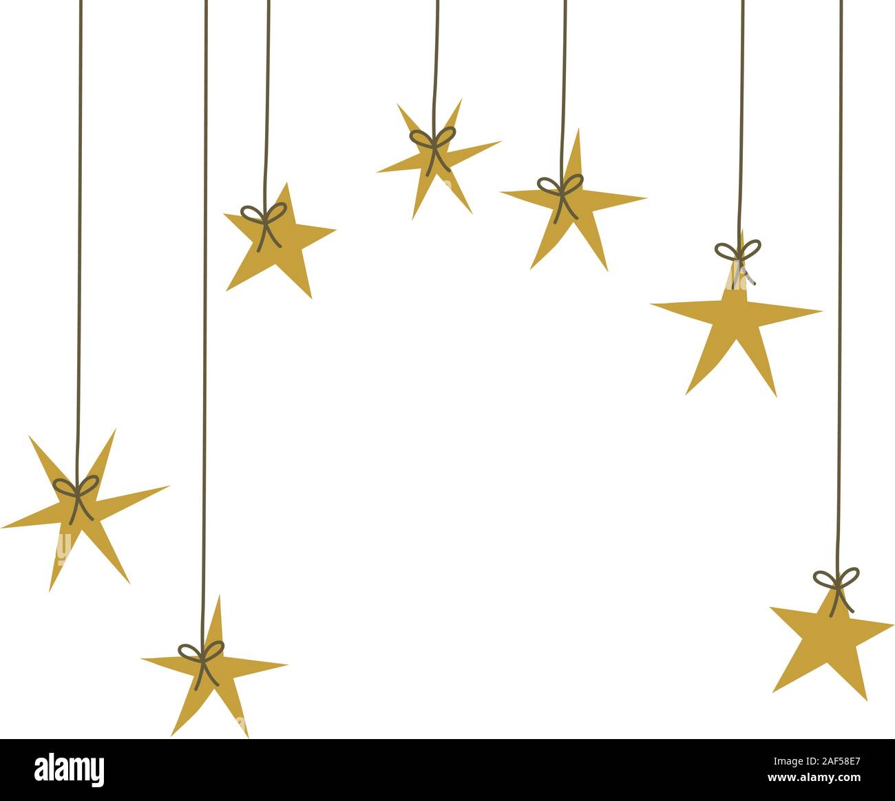 Isolated stars hanging vector design Stock Vector Image & Art - Alamy