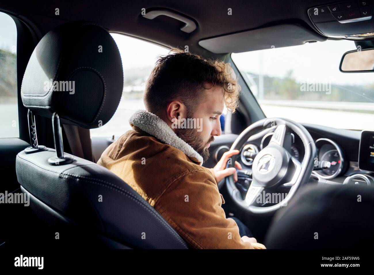 High end car interior hi-res stock photography and images - Alamy