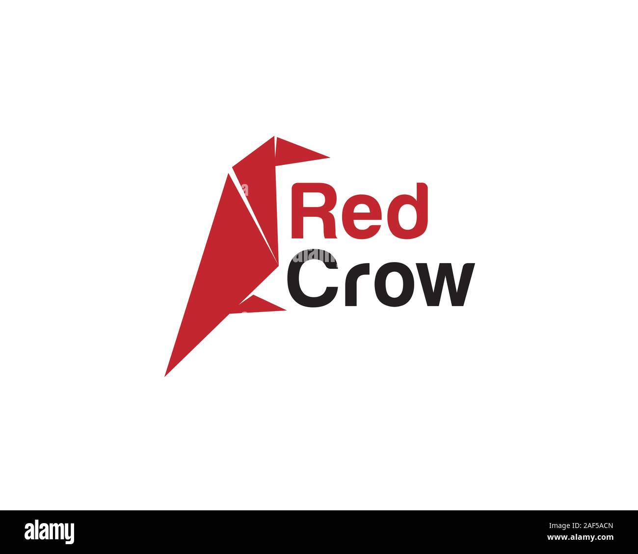 Abstract crow logo Stock Vector Images - Alamy