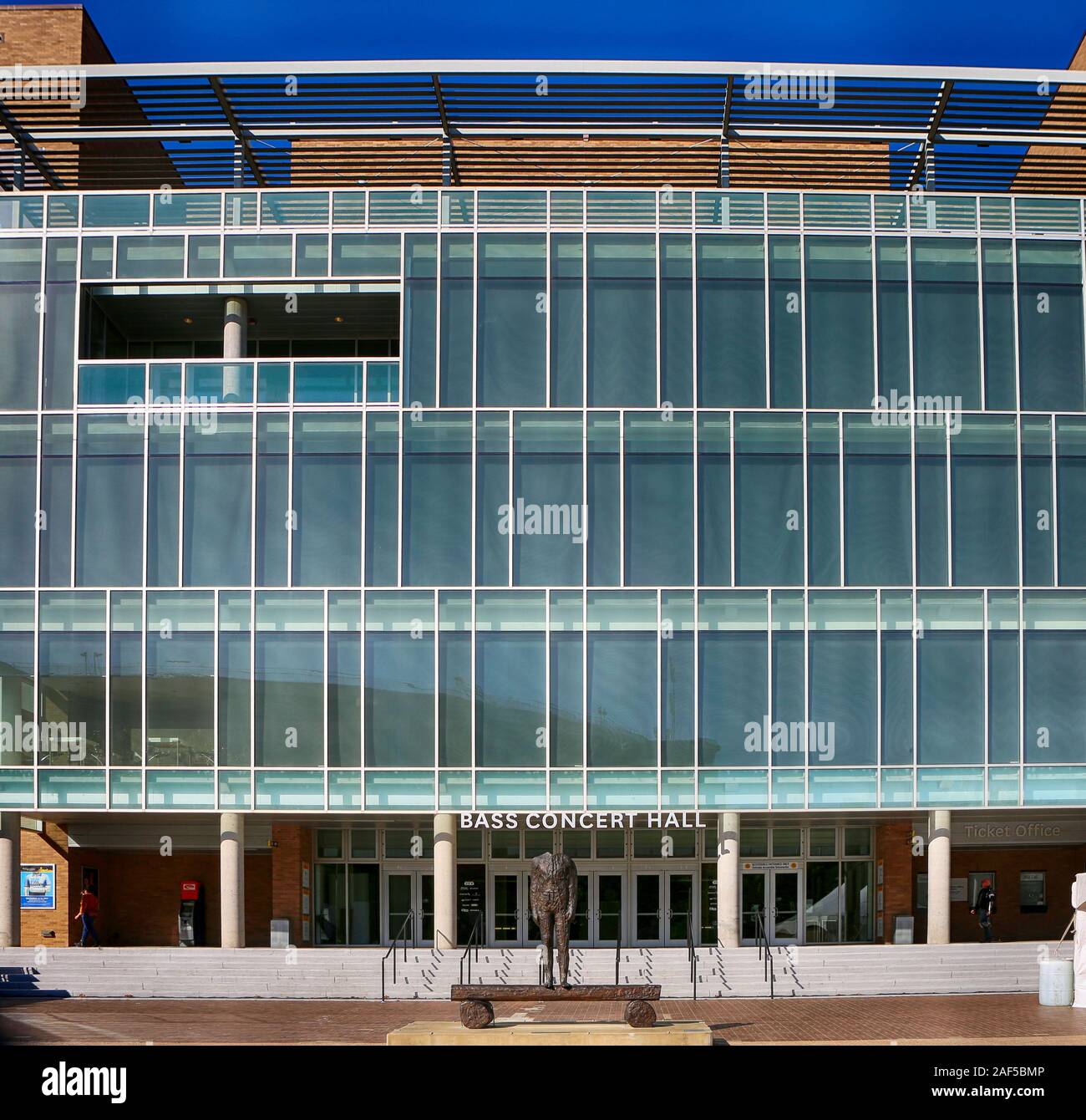 AUSTIN, Texas - September 21, 2019: Bass Concert Hall at the campus of ...