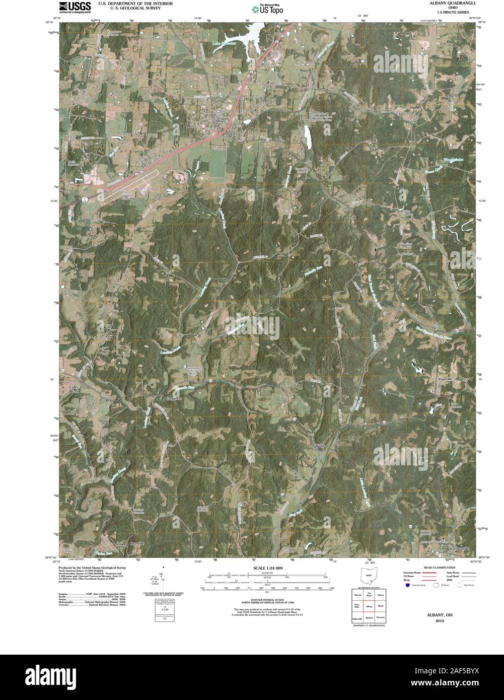 Historical albany map hi-res stock photography and images - Alamy