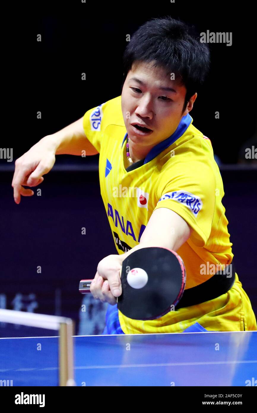 Zhengzhou, China. 12th Dec, 2019. Jun Mizutani (JPN) Table Tennis : 2019 ITTF World Tour Grand ...