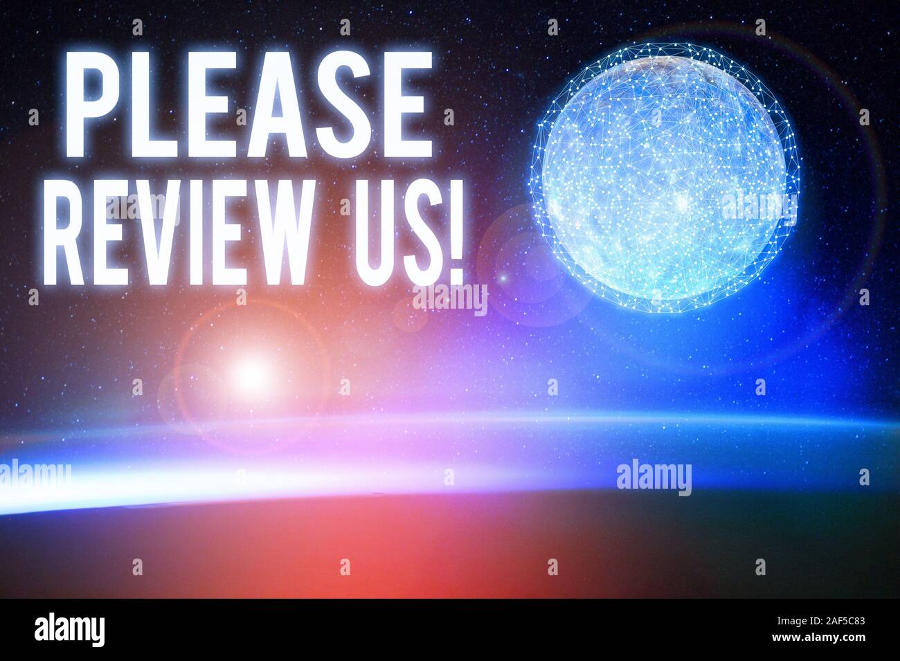 Conceptual hand writing showing Please Review Us. Concept meaning ...