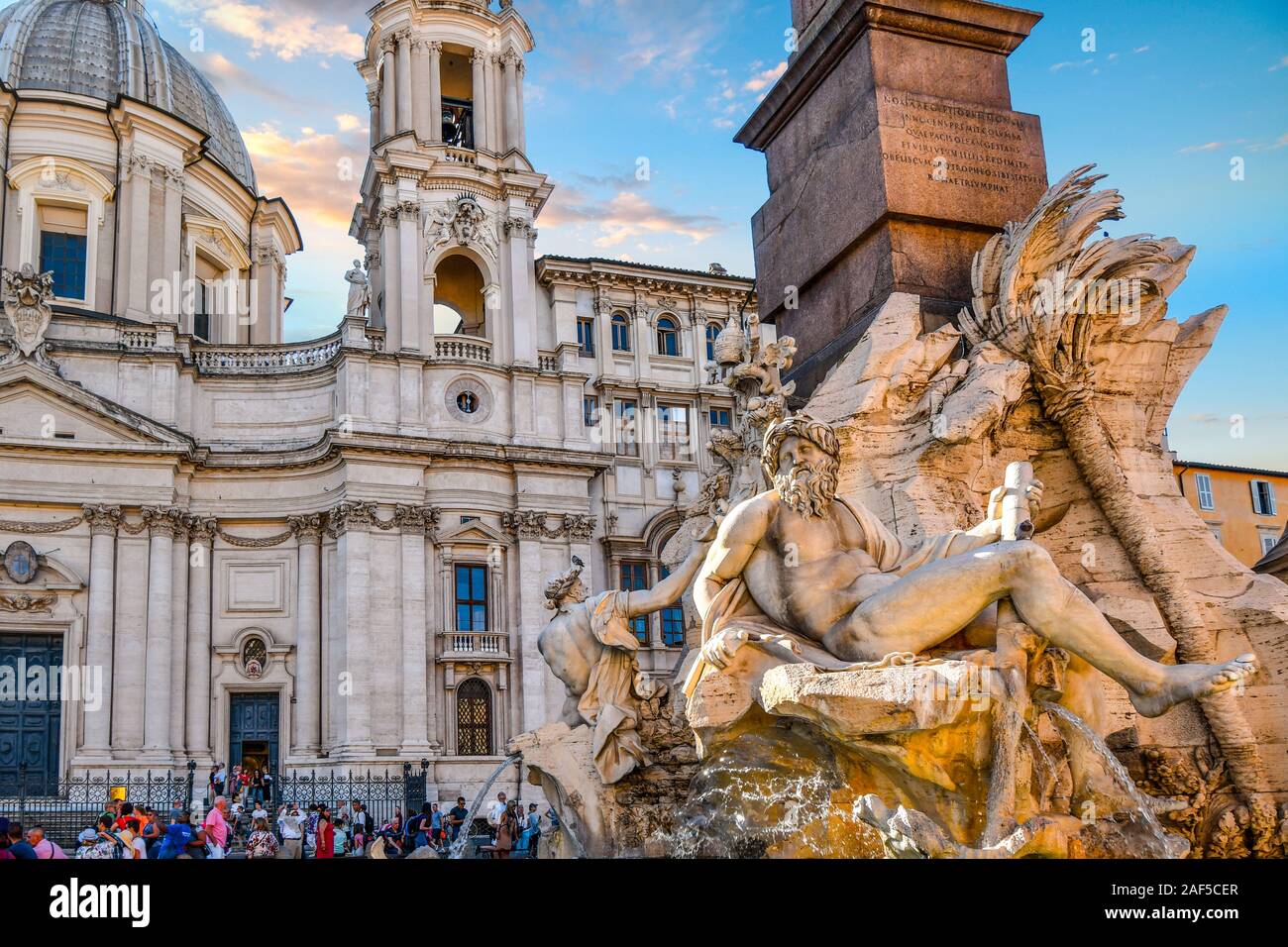 Church saint agnes in agone hi-res stock photography and images - Alamy