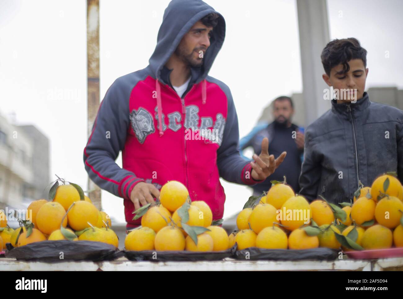 Gaza City, The Gaza Strip, Palestine. 12th Dec, 2019. A Palestinian man ...