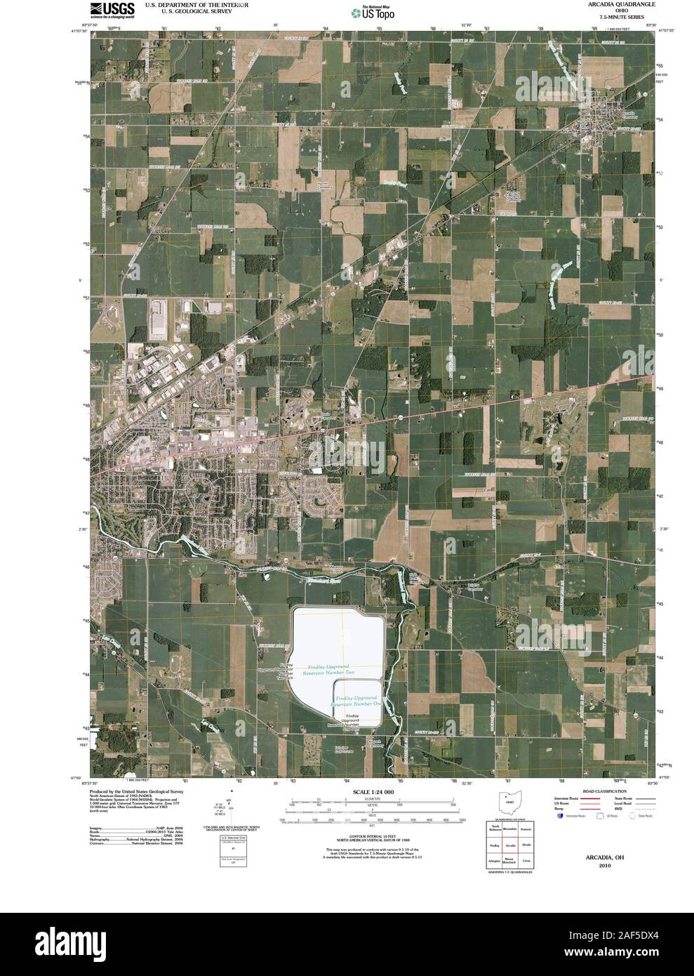 Map of arcadia Cut Out Stock Images & Pictures - Alamy