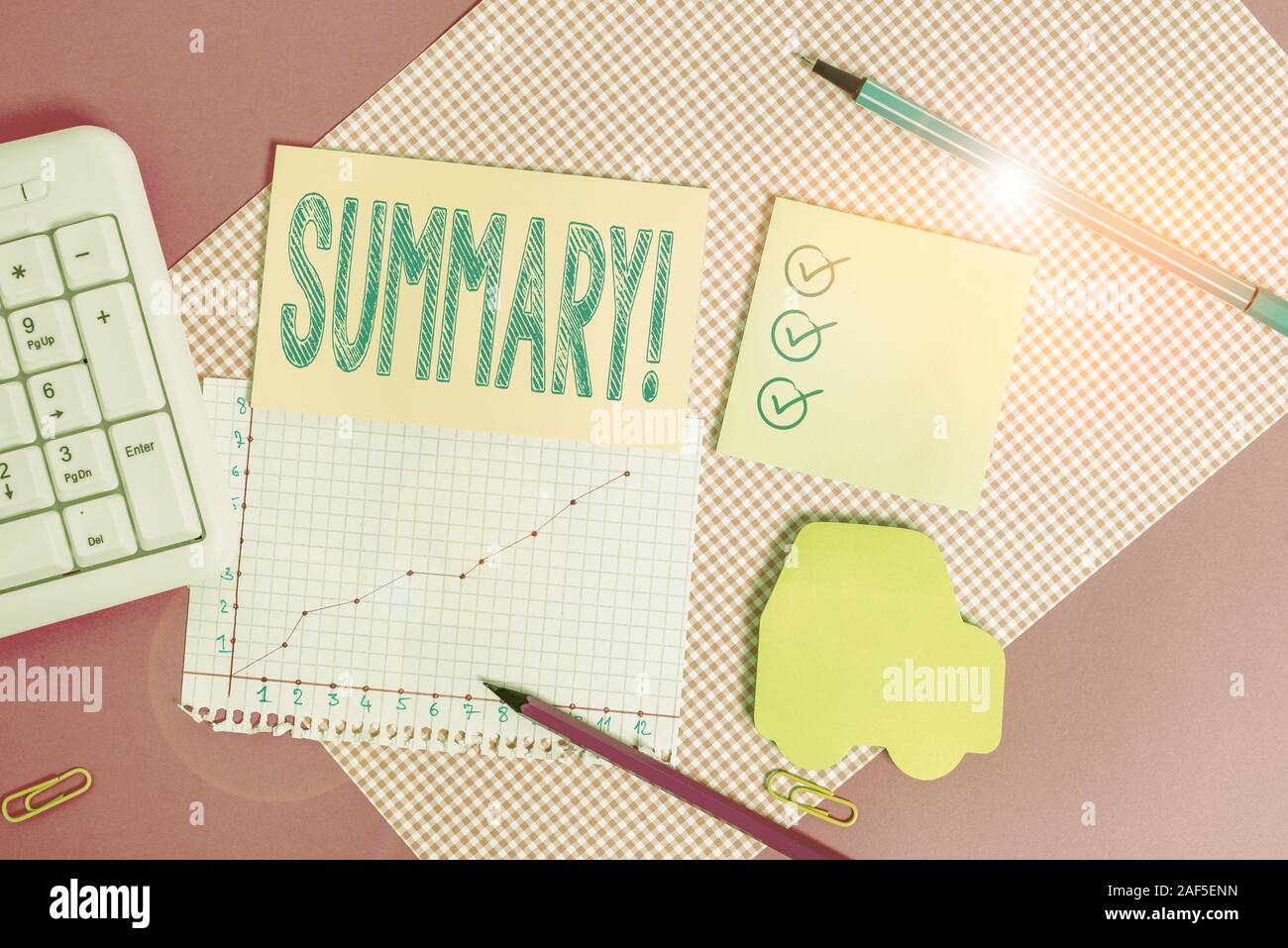 Handwriting text writing Summary. Conceptual photo brief statement or ...