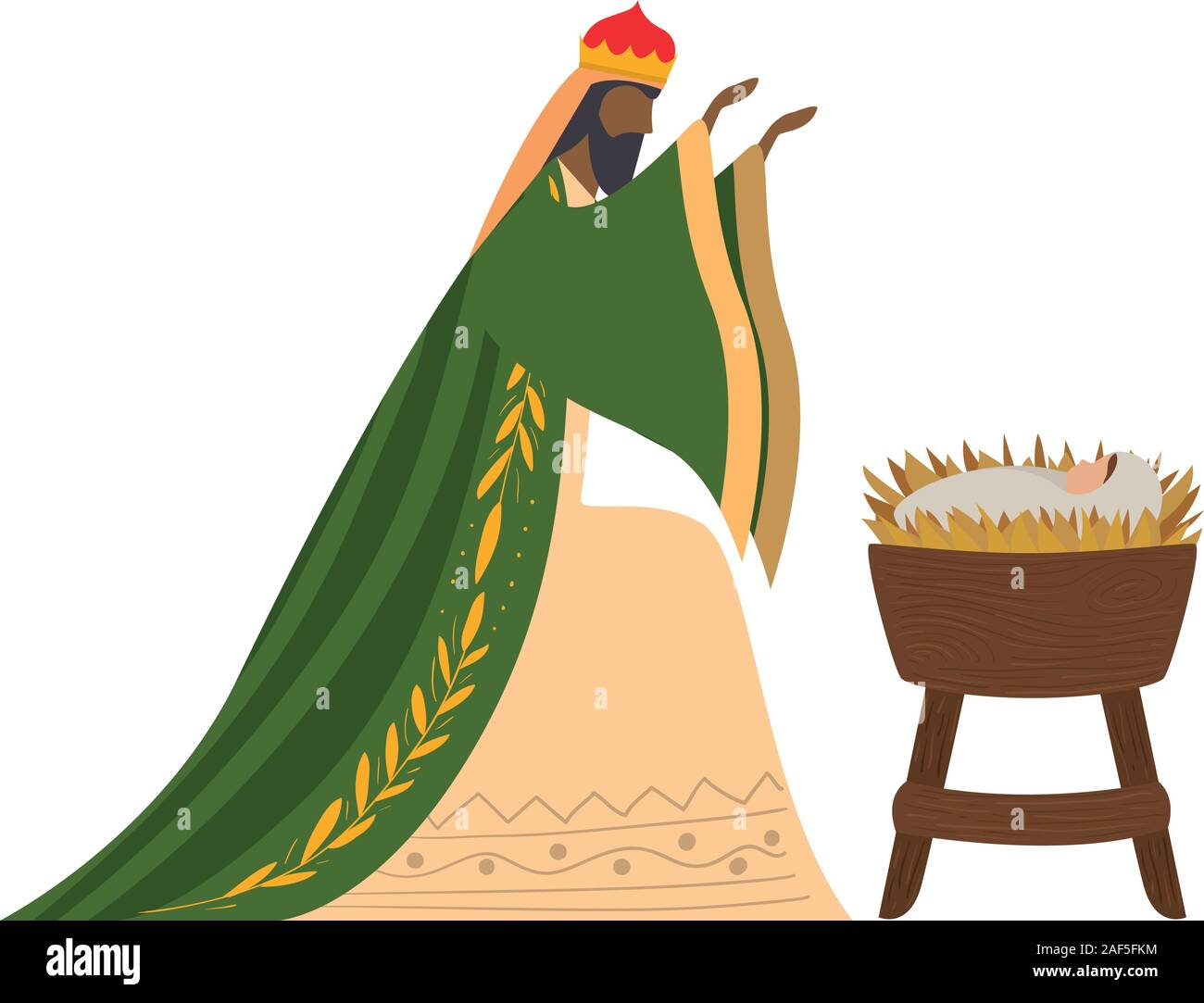 Balthazar and baby jesus vector design Stock Vector Image & Art - Alamy