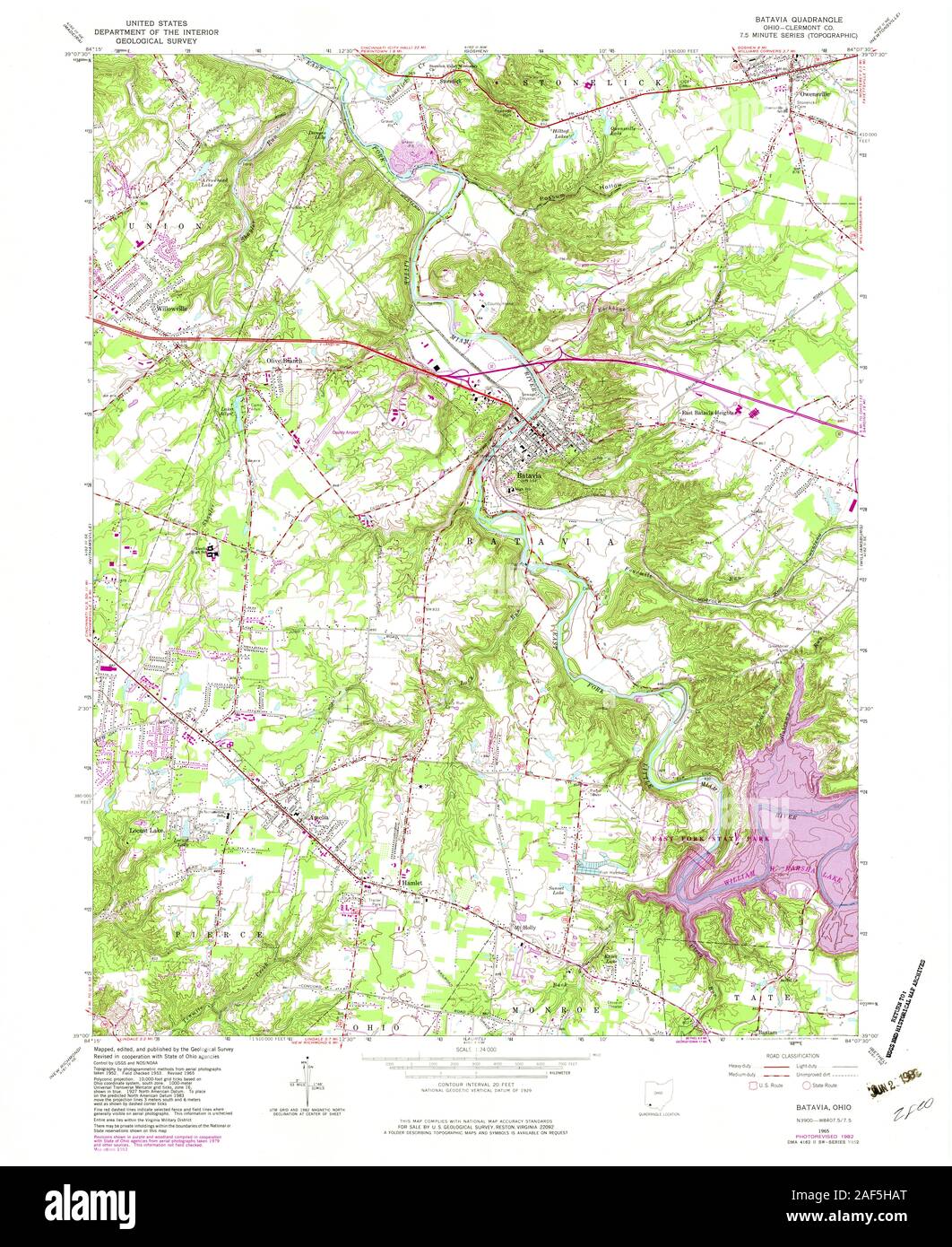 Batavia map Cut Out Stock Images & Pictures - Alamy