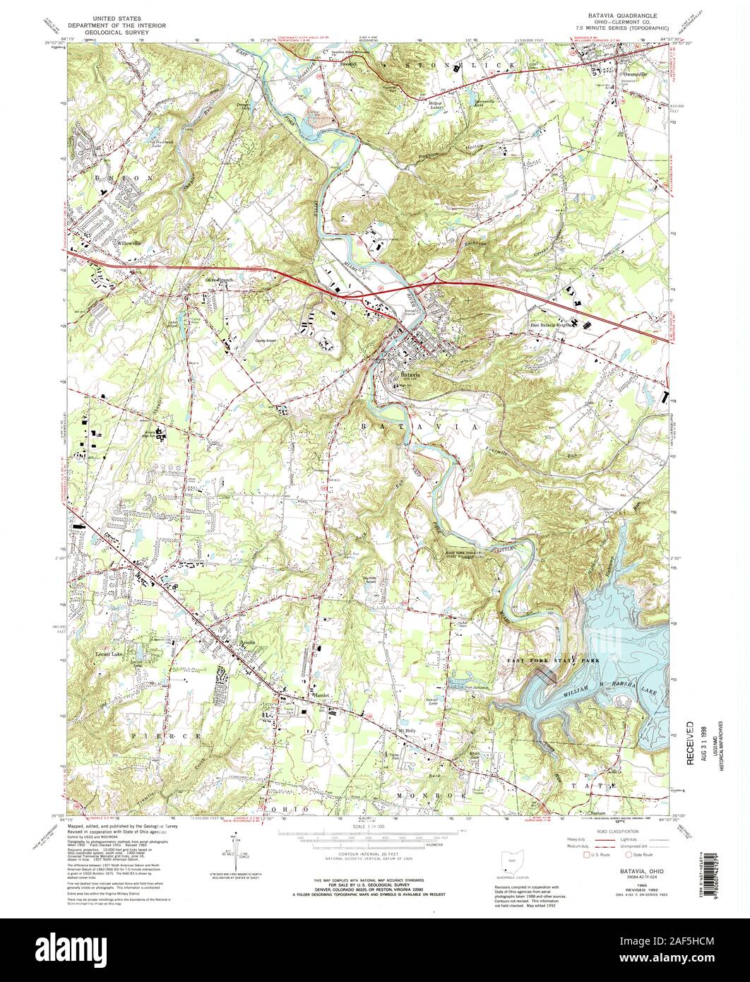 Batavia map Cut Out Stock Images & Pictures - Alamy