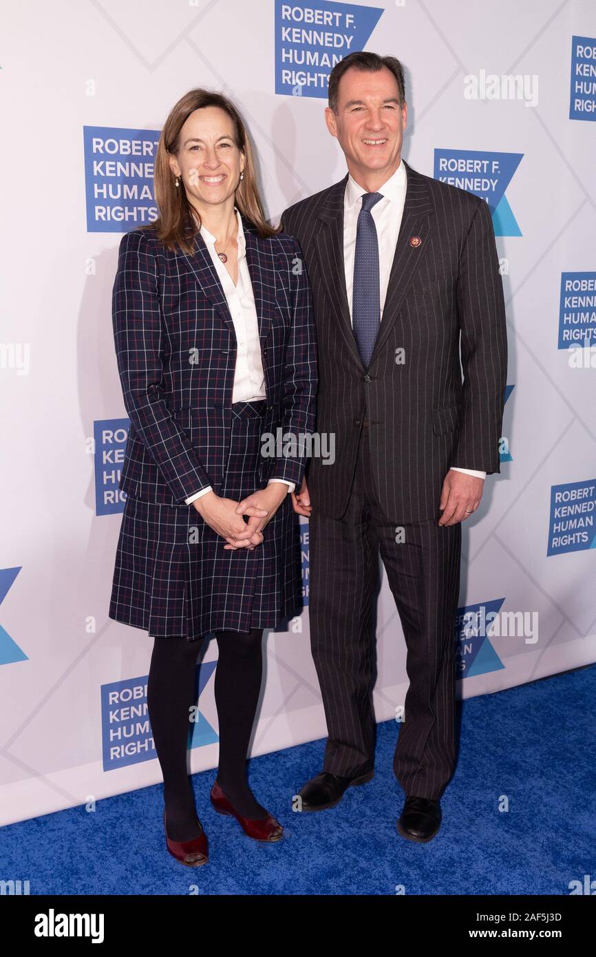 New York, NY, USA. 12th Dec, 2019. Mikie Sherrill, Tom Suozzi at ...
