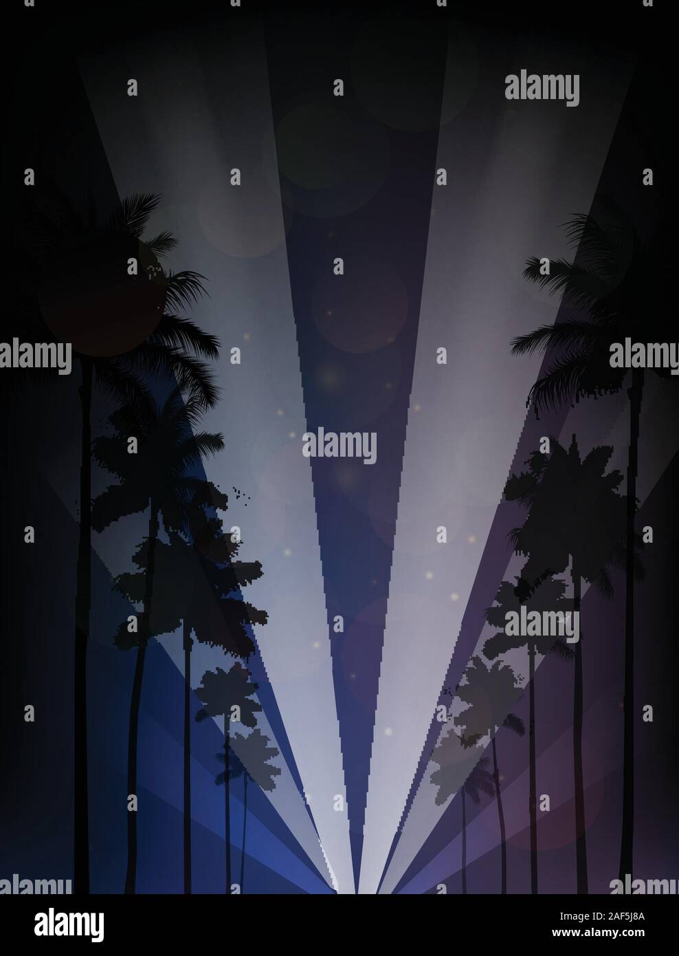 Beautiful view silhouettes trees Stock Vector Images - Alamy