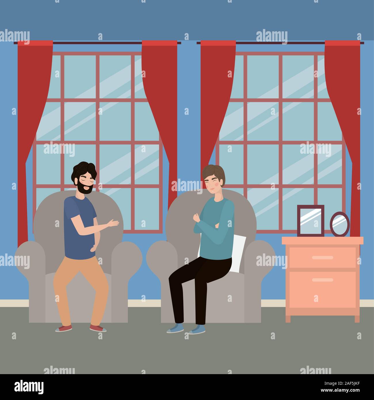 Avatar men drawing vector design Stock Vector Image & Art - Alamy