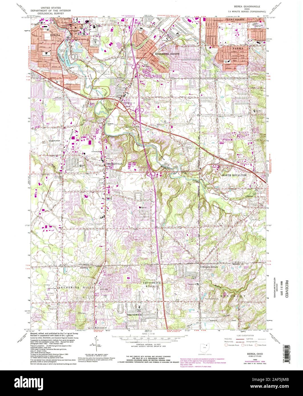 Map of berea Cut Out Stock Images & Pictures - Alamy