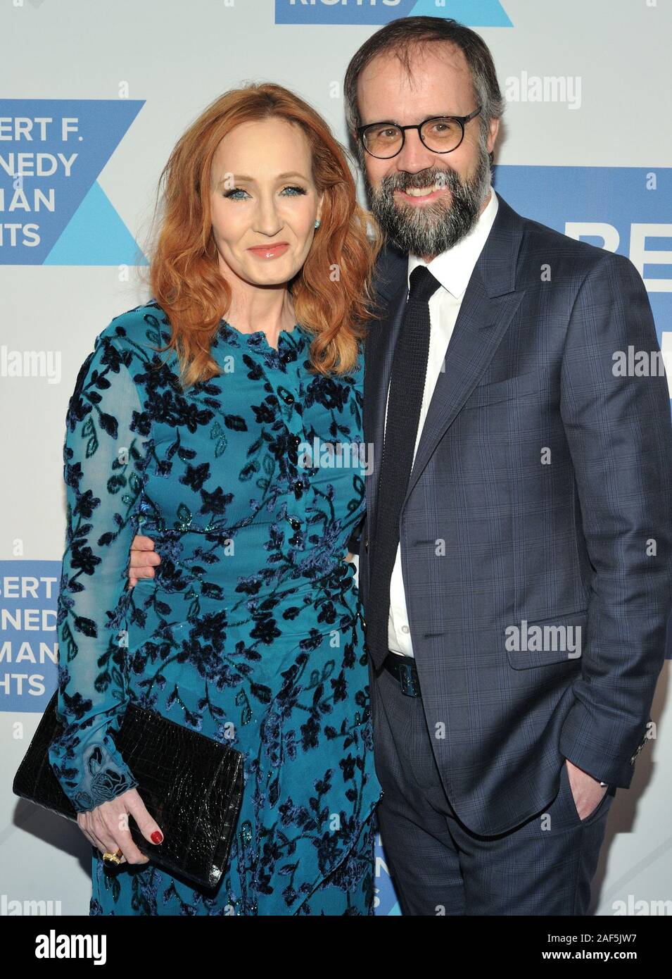 New York, USA. 12th Dec, 2019. L-R: Author J.K. Rowling and Neil Murray ...