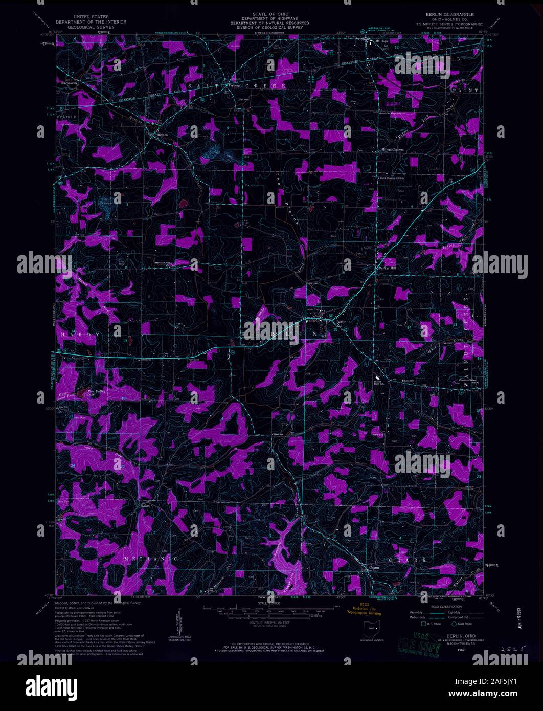 Berlin map 1962 hi-res stock photography and images - Alamy