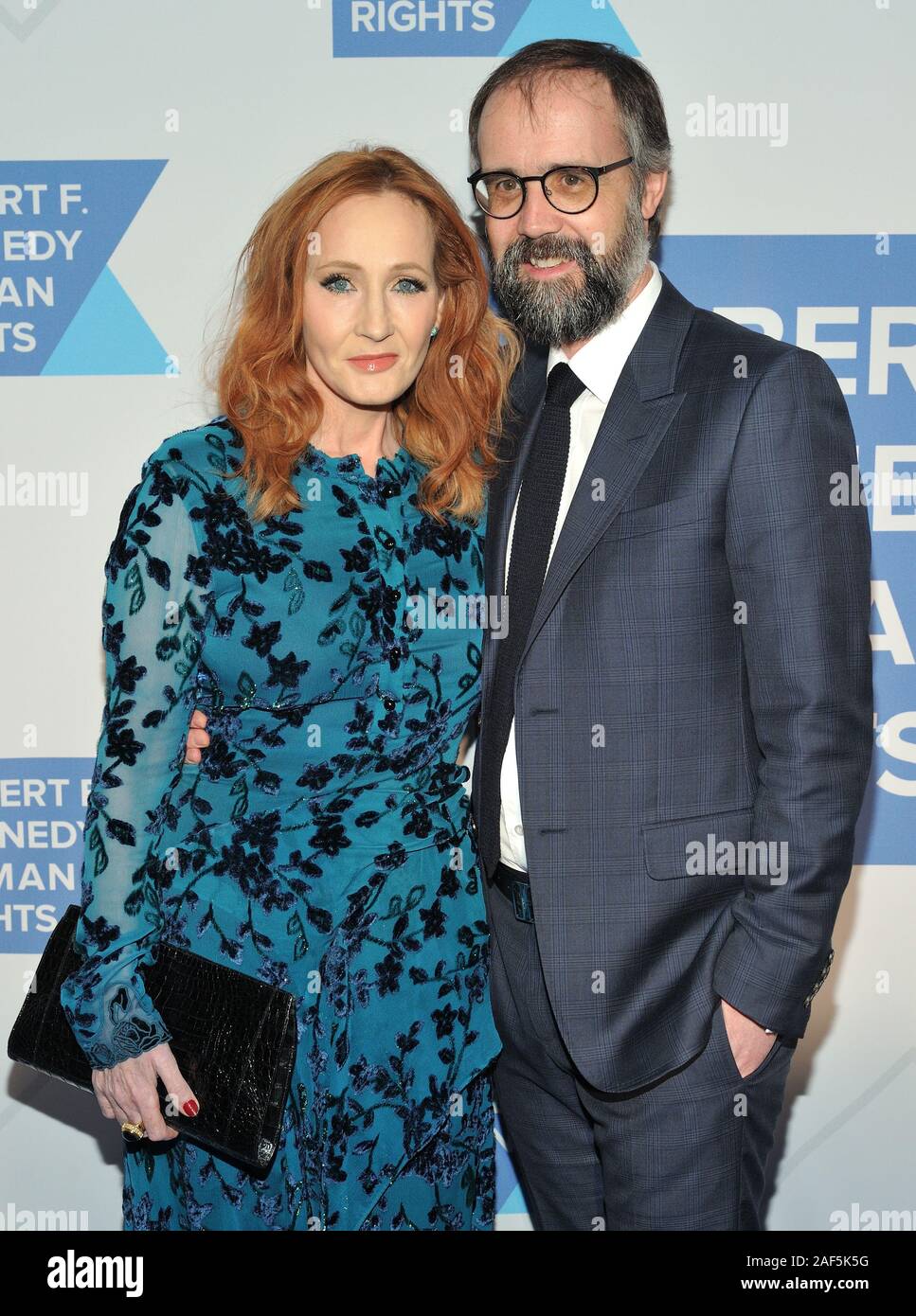 New York, USA. 12th Dec, 2019. L-R: Author J.K. Rowling and Neil Murray ...