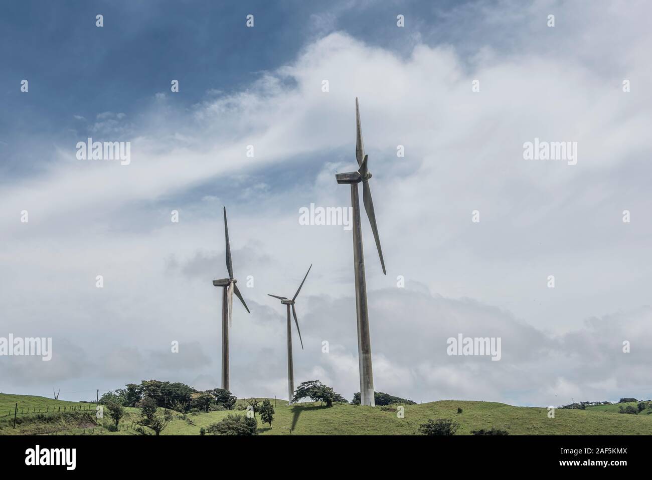 Wind Turbines in Costa Rica Stock Photo - Alamy