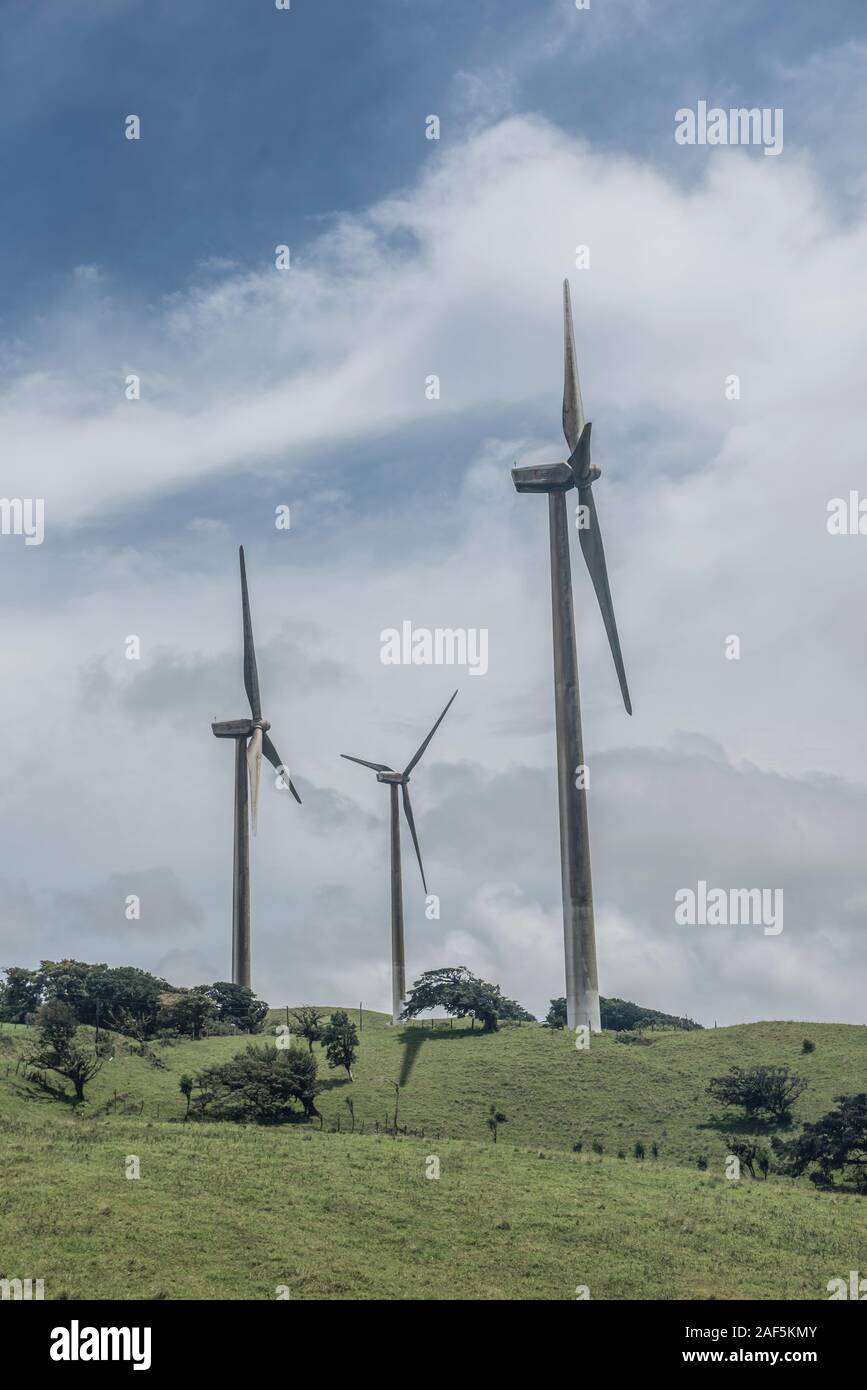Wind Turbines in Costa Rica Stock Photo - Alamy
