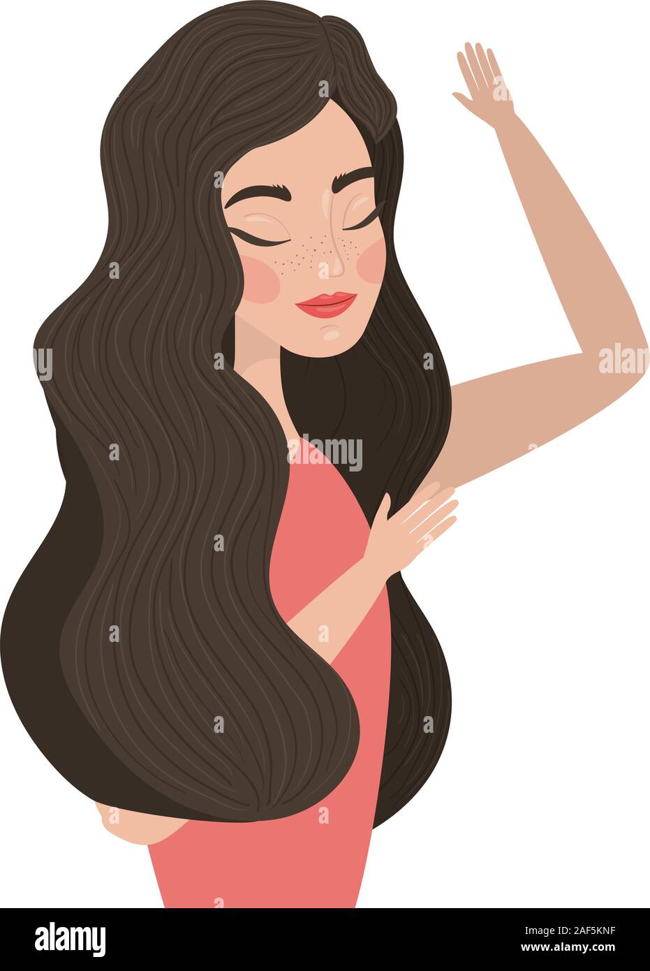 Woman cartoon drawing vector design Stock Vector Image & Art - Alamy