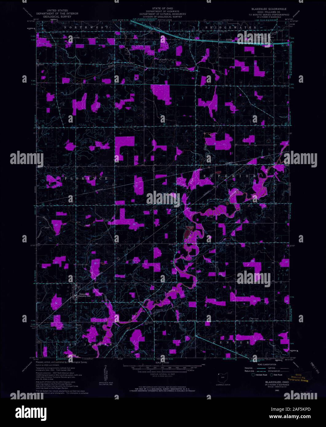 Map of blakeslee hi-res stock photography and images - Alamy