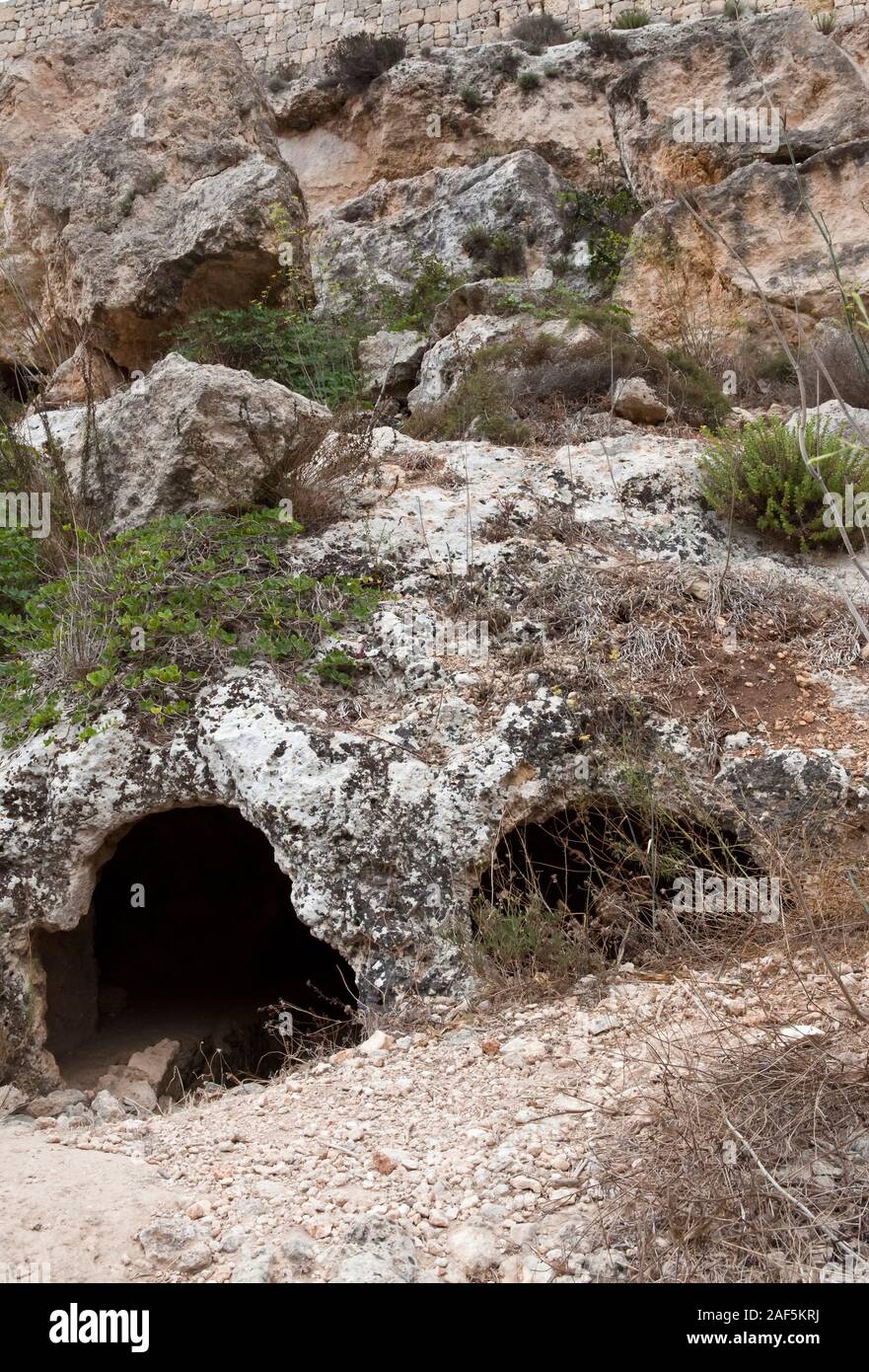 A beautiful hillside and valley in Malta which contains various Punic ...