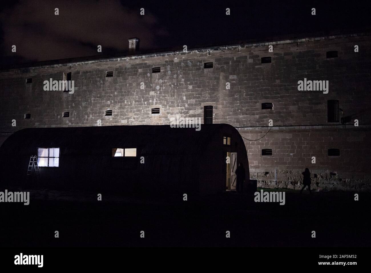 Old British prisons at Corradino in Malta Stock Photo - Alamy