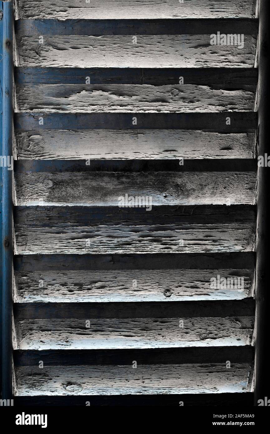 Abstract photo showing detail and texture of old louvered window Stock ...