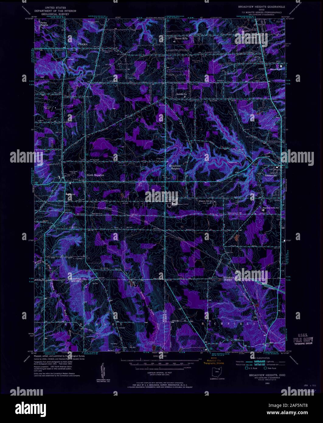Map of broadview hi-res stock photography and images - Alamy