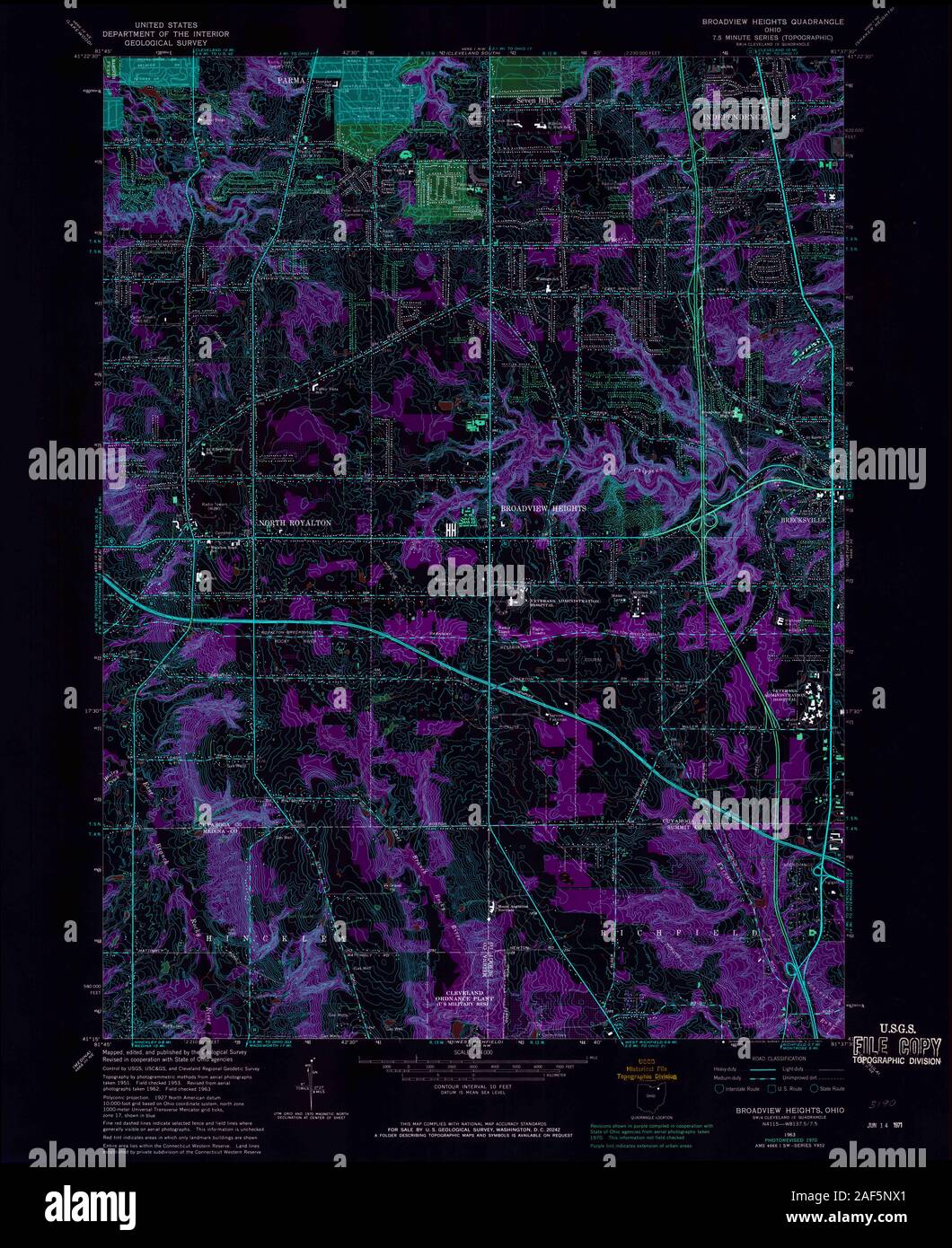 Map of broadview hi-res stock photography and images - Alamy