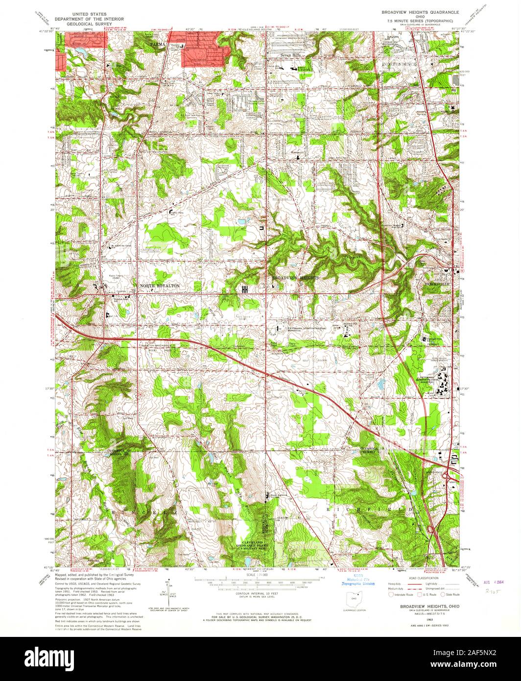 Map of broadview hi-res stock photography and images - Alamy