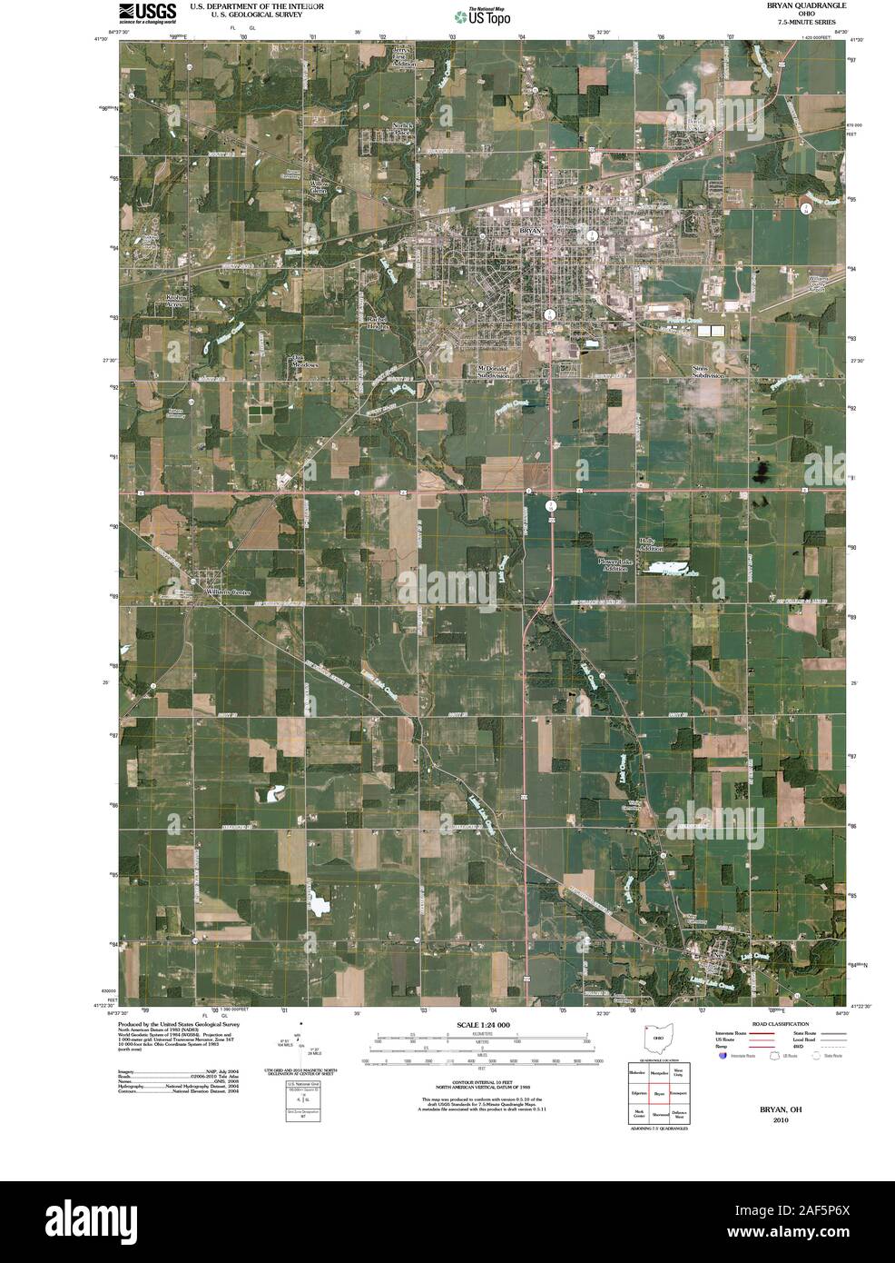 Map of bryan hi-res stock photography and images - Alamy