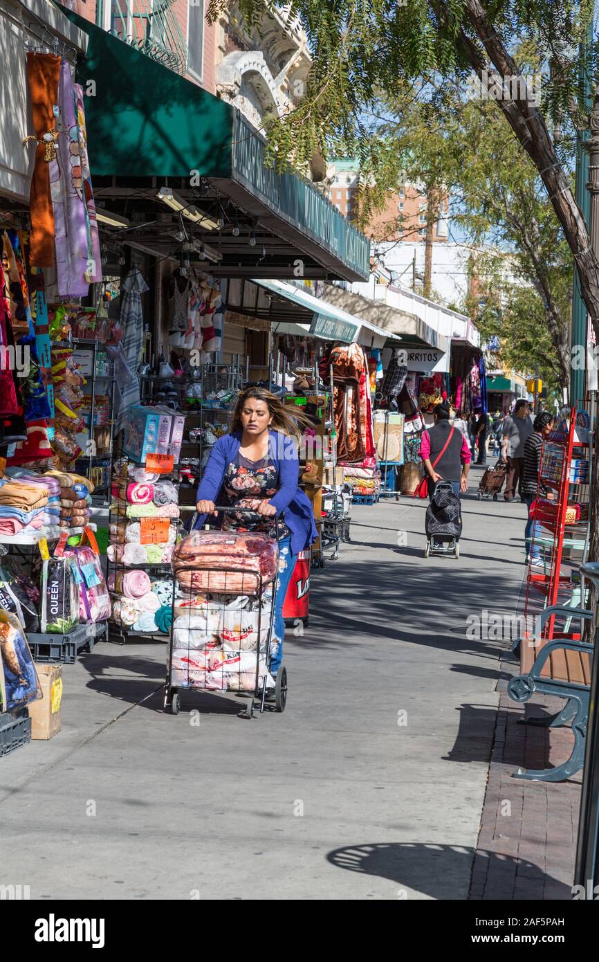 El Paso, Texas. El Paso Street Street Scene Stock Photo - Alamy