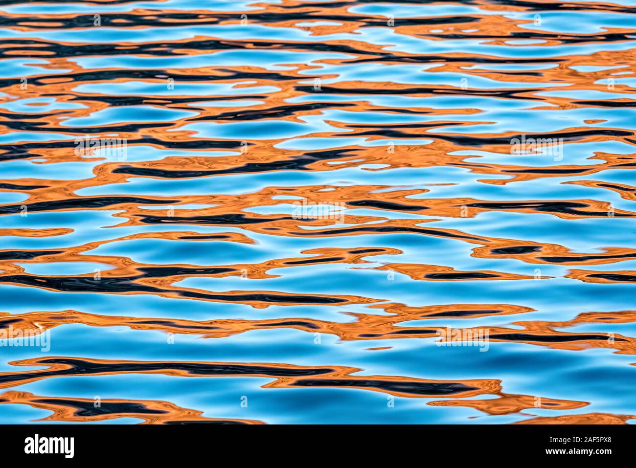 Water patterns, Toxaway Lake, Sawtooth Mountains Stock Photo - Alamy