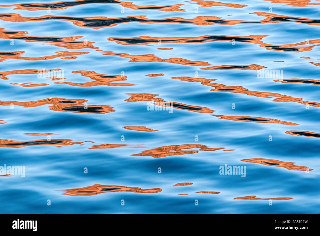 Water patterns, Toxaway Lake, Sawtooth Mountains Stock Photo - Alamy